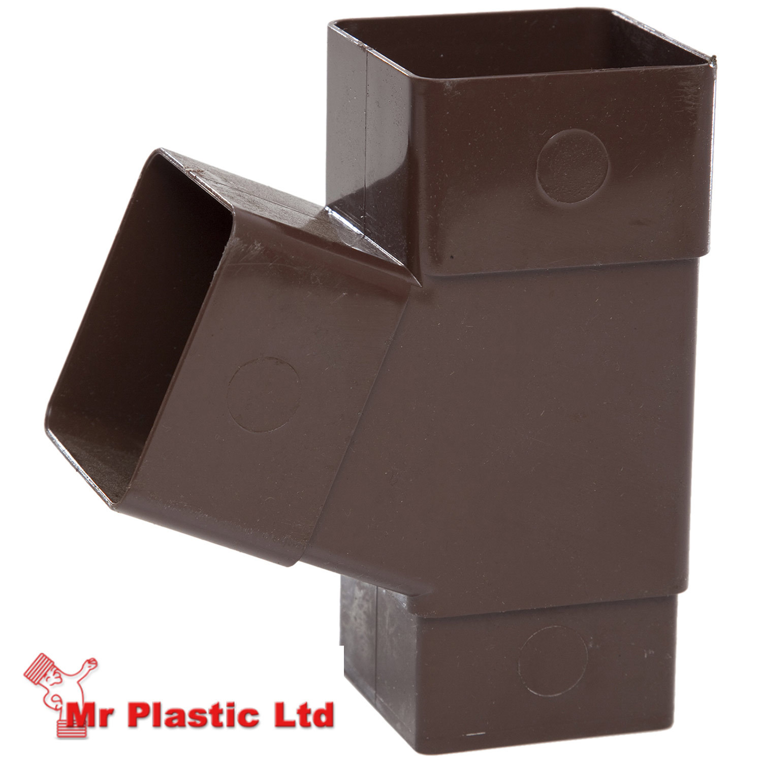 Polypipe 65mm Square Rain Water Down Pipe Fittings in Brown | eBay UK