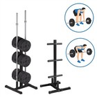 Olympic Plate Tree Holder Weight Bumper Plate Tree Stand Rack Home Gym ...