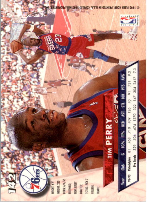 1993-94 Ultra #142 Tim Perry - NM | eBay