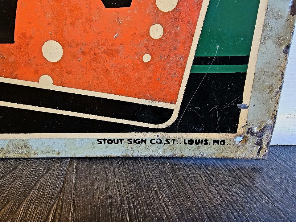 Vintage 7 Up Metal Sign 7UP Soda Sign Pop Advertising Sign. | eBay