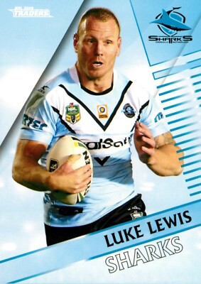 2018 CRONULLA SHARKS NRL Card LUKE LEWIS Traders | eBay Australia