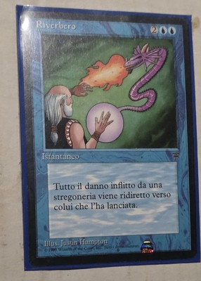 Italian MTG Reverberation Magic The Gathering Card Riverbero The ...