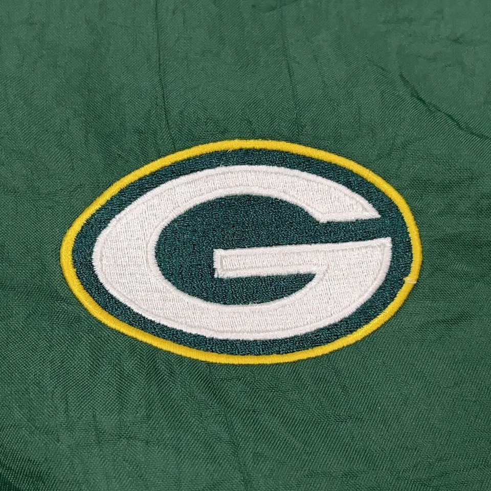Vintage Reebok NFL Pro Line 00s/Y2K Green Bay Packers Hooded Nylon ...