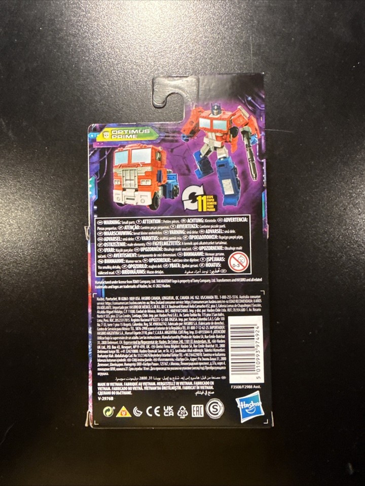Transformers Generations Legacy Core Optimus Prime 3.75" Hasbro Action ...
