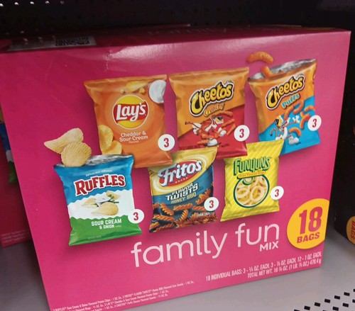 Frito-Lay Snacks Family Fun Mix Variety Pack - 18ct | eBay