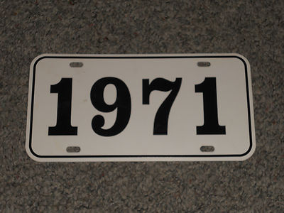 1971 FORD MUSTANG MACH 1 BOSS 351 GRANDE LICENSE PLATE | eBay