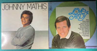 Andy Williams Love, The Best of Johnny Mathis LP RECORD VINYL 1967 (Lot ...
