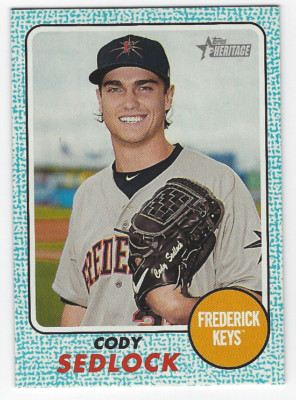 CODY SEDLOCK 2017 TOPPS HERITAGE MINORS BLUE PARALLEL /99 | eBay