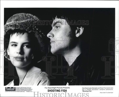 1998 Press Photo Kate Beckinsale & Stuart Townsend in "Shooting Fish ...