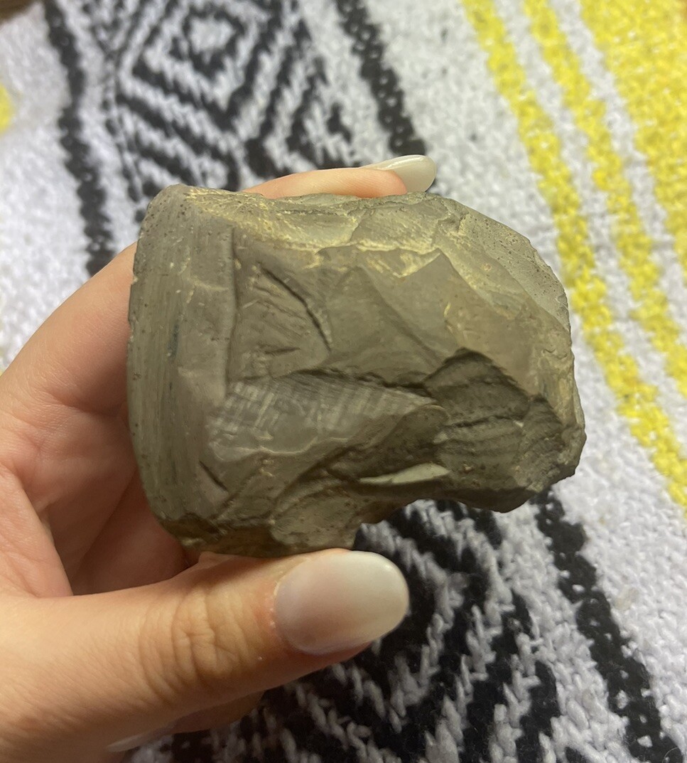 MLC s3120 Banded Slate Stone Celt Adz Arrowhead X Charles Tutton NY | eBay