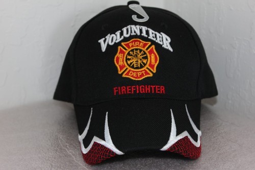 VOLUNTEER FireFighter Ball Cap Fire Rescue Department Fireman Fire ...