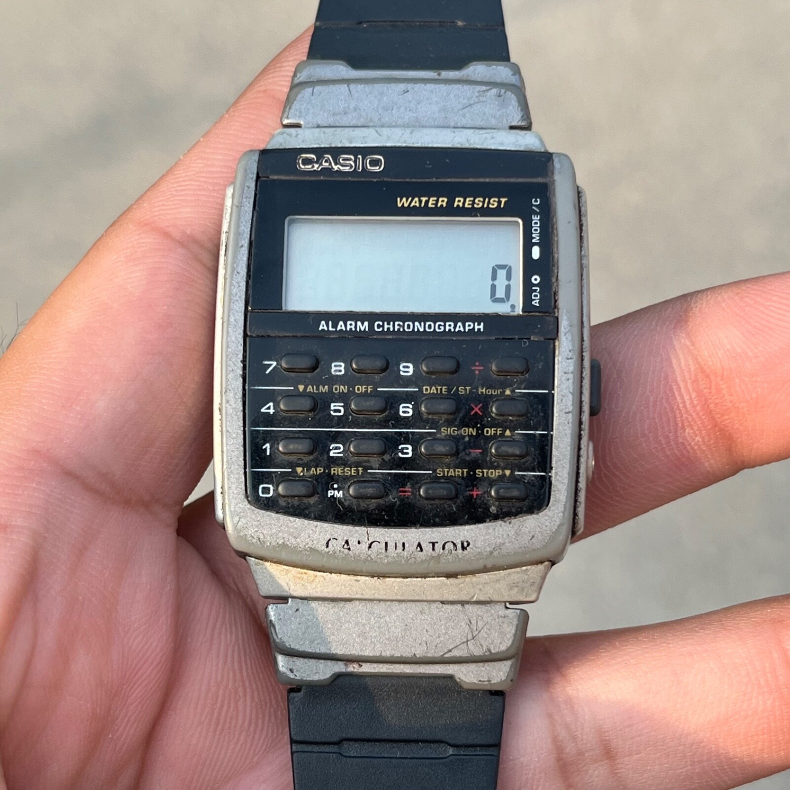 Vintage Casio Calculator Digital Watch Made in japan men’s watch CA-56 ...