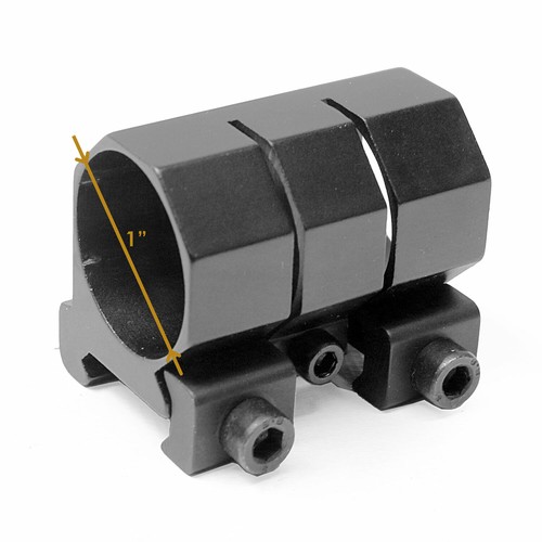 Flashlight Clamp Mount Rifle Shotgun Laser Scope Bracket Rail ...