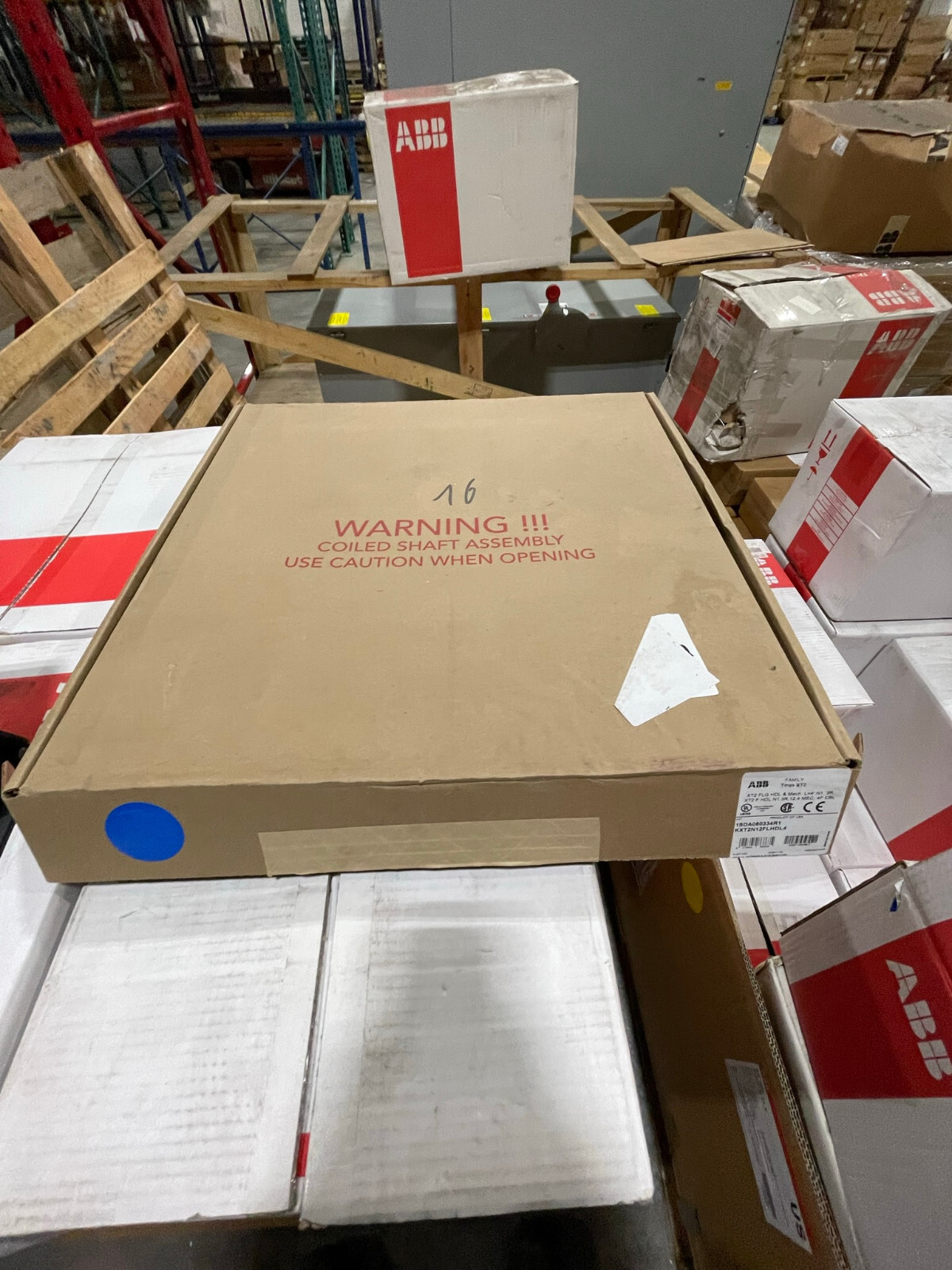 ABB FLEX 1SDA080334R1 XT2 FLANGE HANDLE MECHANISM 4 FOOT CABLE CIRCUIT ...