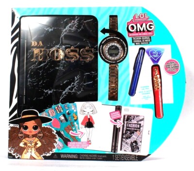 MGA LOL Surprise Da Boss Design Fashion Looks Journal With Magic Black ...