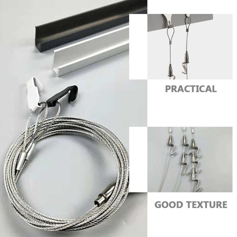 2Pcs Picture Display Hanging Wire Hooks Stainless Steel Wire Hanger ...
