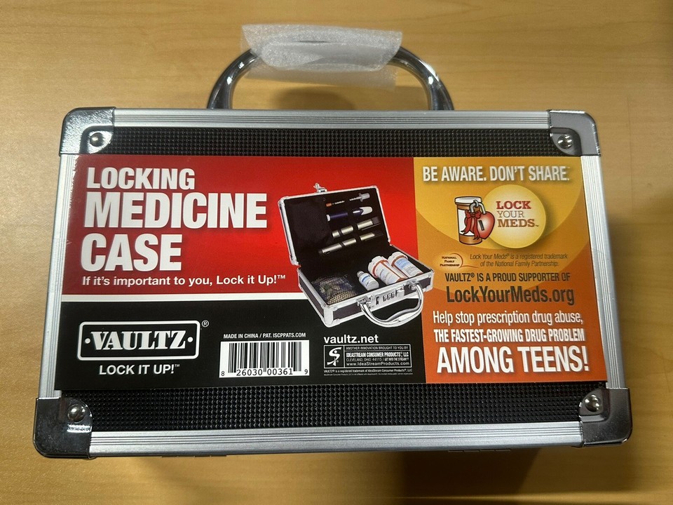 ! Brand New VAULTZ Locking Medicine Case (8”X5”) | eBay