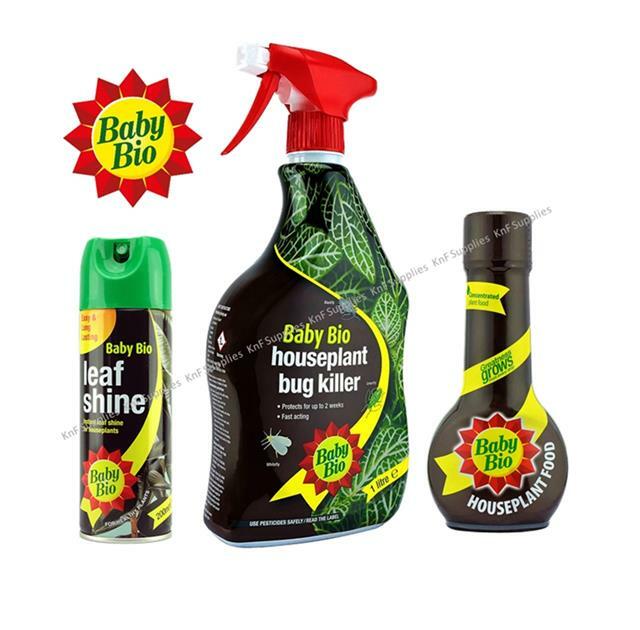 Baby Bio Houseplant Bug Killer Insecticide Plant Food Leaf Shine | eBay UK