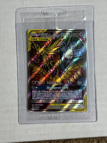 Hidden Fates Moltres Zapdos Articuno GX Tag Team Pokemon TCG SM210 ...