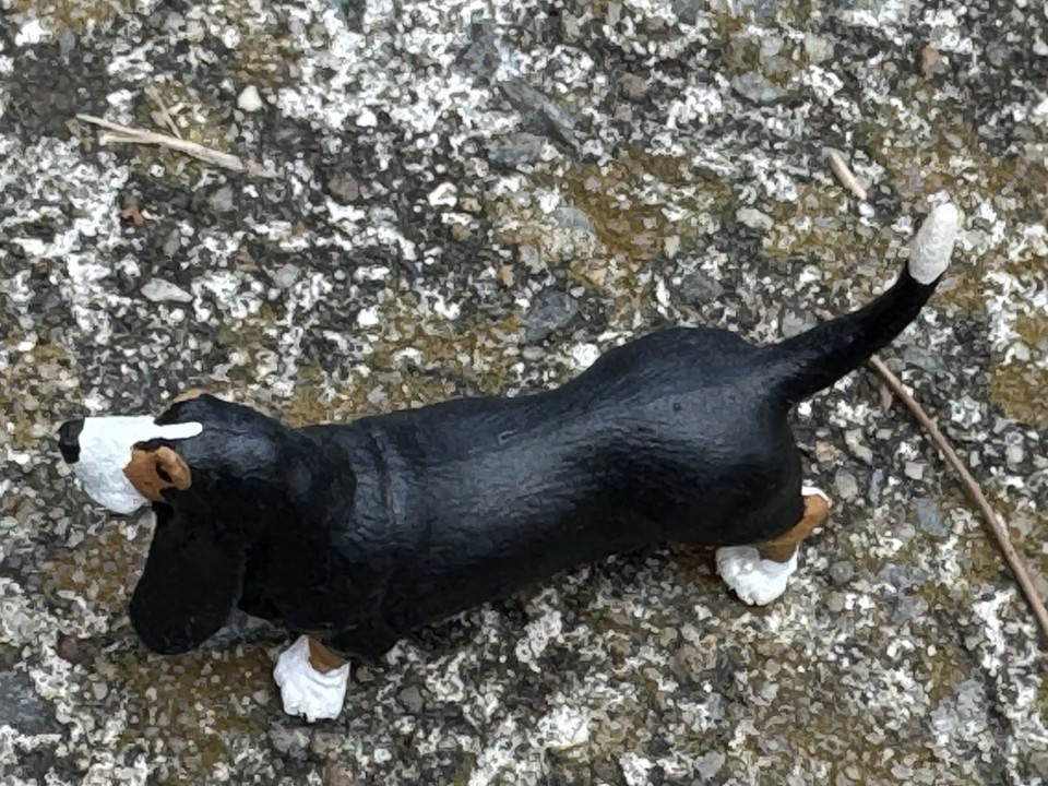 Custom Painted Basset Hound Figure | eBay