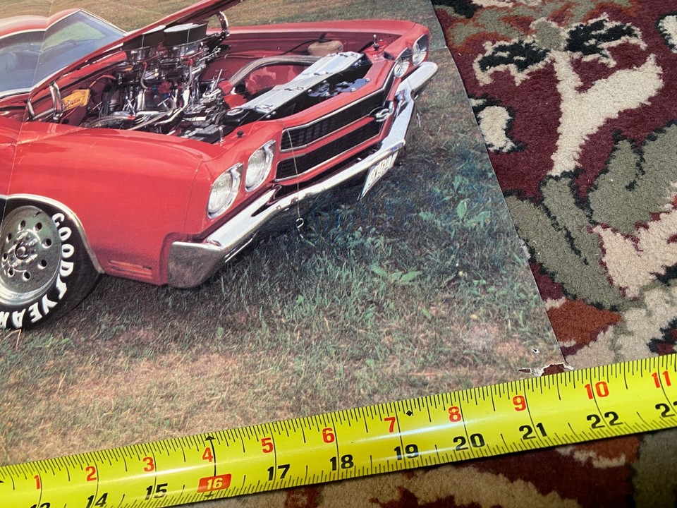 16x22 1970 Plymouth Road Runner Superbird/Chevelle SS 454 Poster | eBay