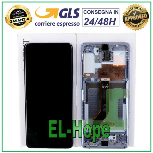 DISPLAY LCD FRAME ORIGINALE SAMSUNG GALAXY S20+ PLUS SM-G985 G986 TOUCH ...