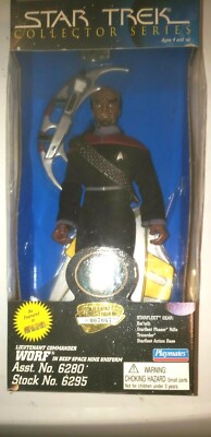 Star Trek Starfleet Edition Worf in Deep Space Nine Uniform | eBay