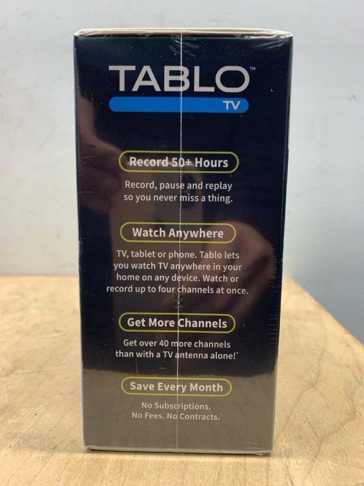 Tablo 4th Gen 4-Tuner 128GB Over-The-Air DVR & Streaming Player ...