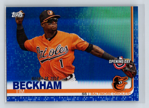 Tim Beckham 2019 Topps Opening Day Blue #64 | eBay