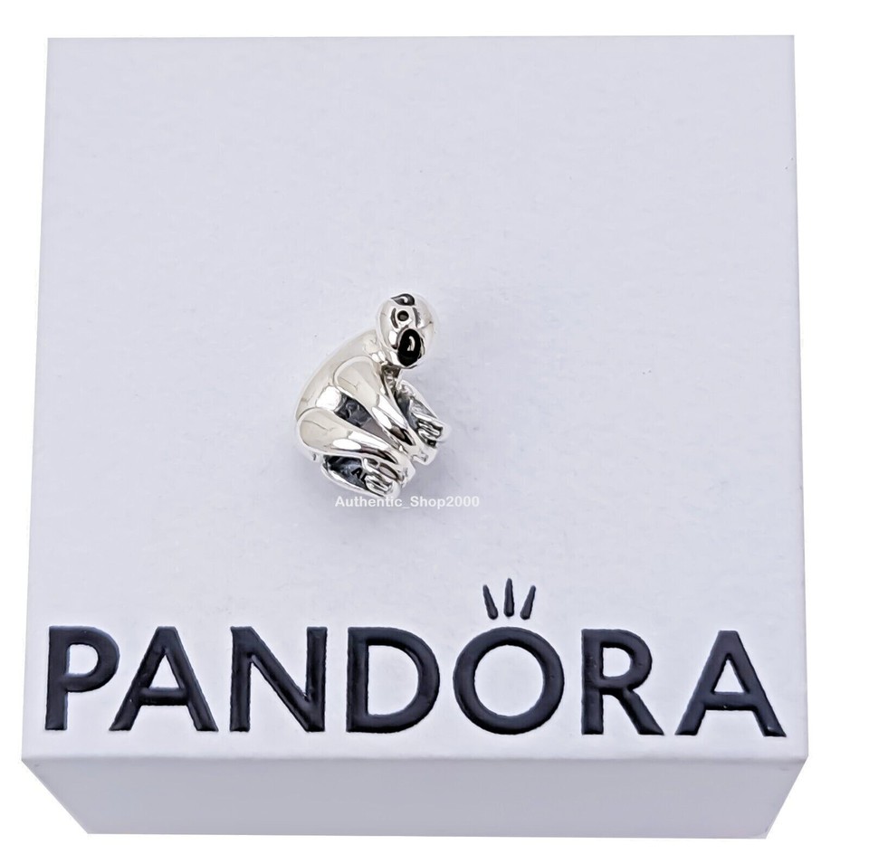 NEW 100% Authentic PANDORA 925 Ale Silver Hanging Sloth Charm 79331C01 ...