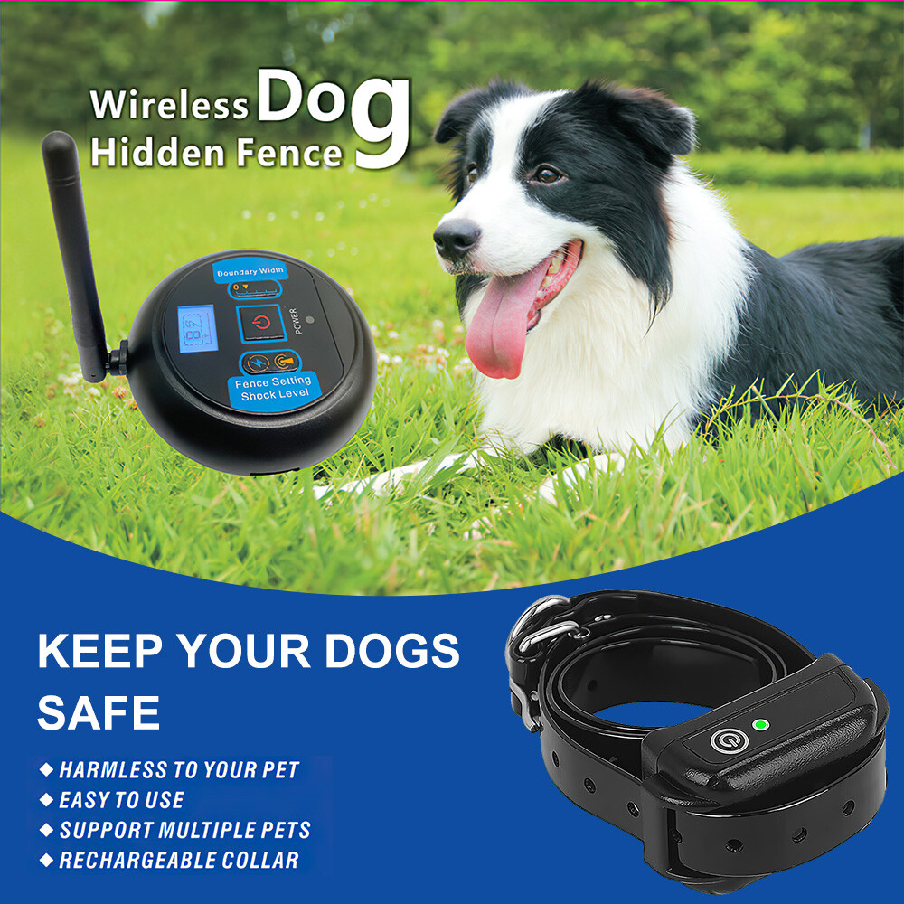 Invisible Dog Fences Wireless Wireless Dog Fence Electric Pet