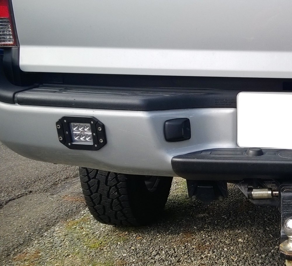 3K Amber Flush Mount 24W CREE LED Cubic Pod Lights For Truck Jeep Off ...