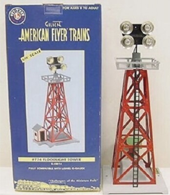AMERICAN FLYER LIONEL 774 FLOODLIGHT TOWER ACCESSORY 6-49814! O or S ...