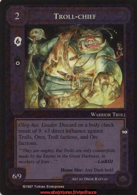 Troll-chief [Lidless Eye] ENG MELE Middle Earth CCG | eBay