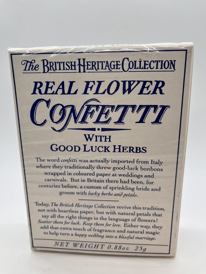 The British Heritage Collection: Real Flower Confetti With Good Luck Herbs | eBay