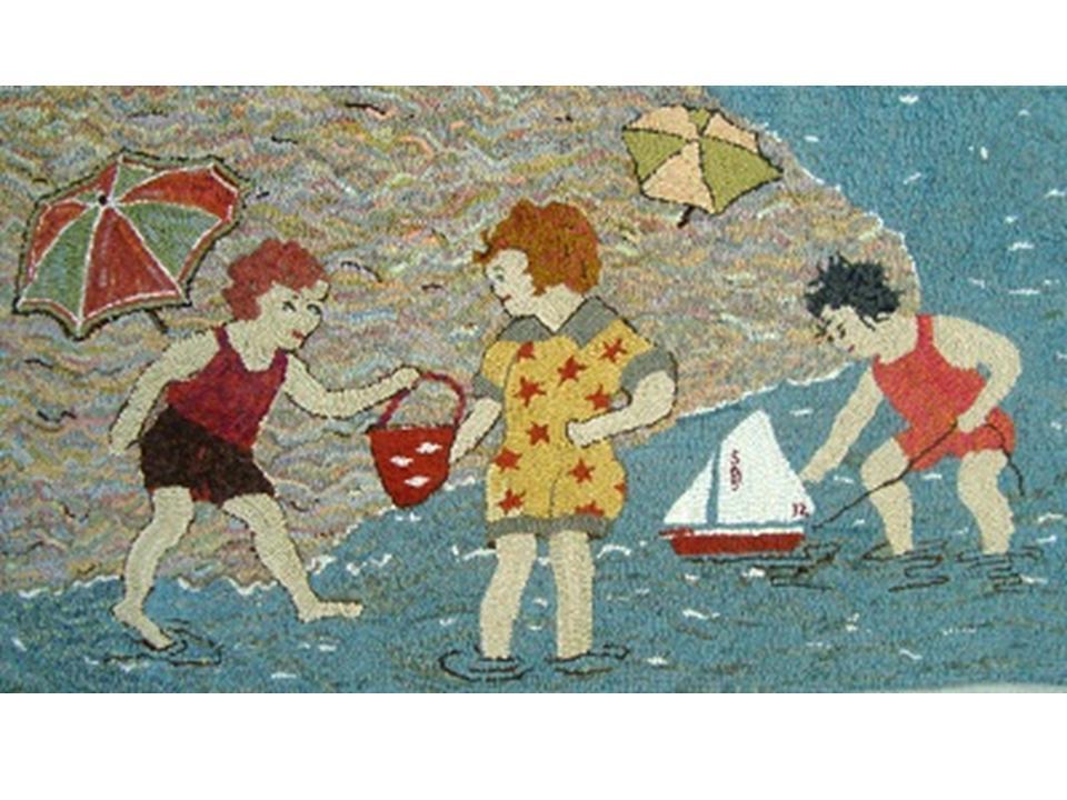 HAND DYED RUG HOOKING WOOL Mill-Dyed ~ "CAPE COD" (5-pc. collection) | eBay