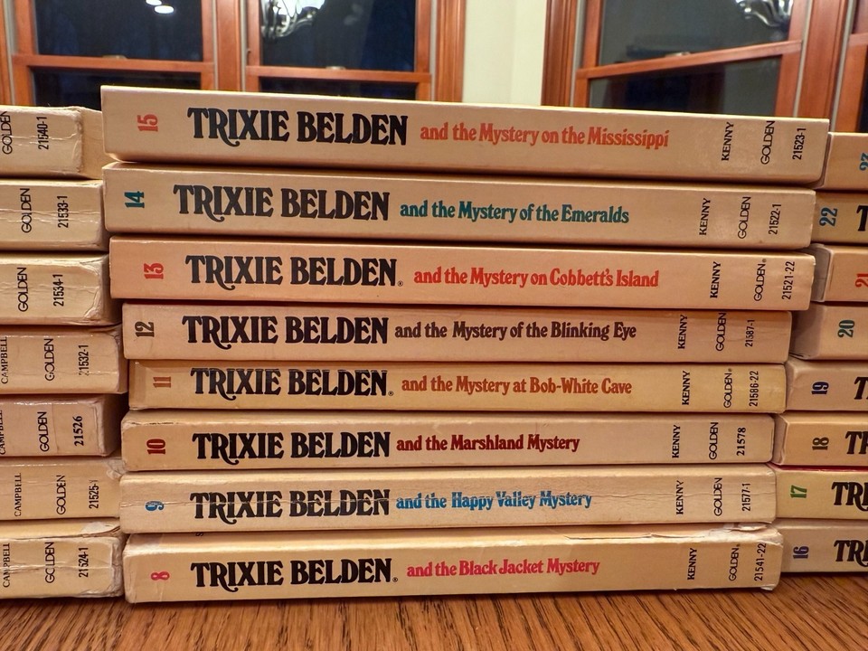 Vintage Trixie Belden Mystery Series #1-34 (Missing 25 & 27) Oval Books ...