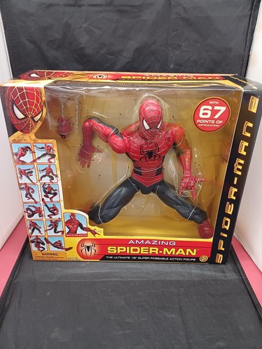 Toybiz Amazing Spiderman 18 Inch Action Figure Movie Spider-Man 2 Used ...