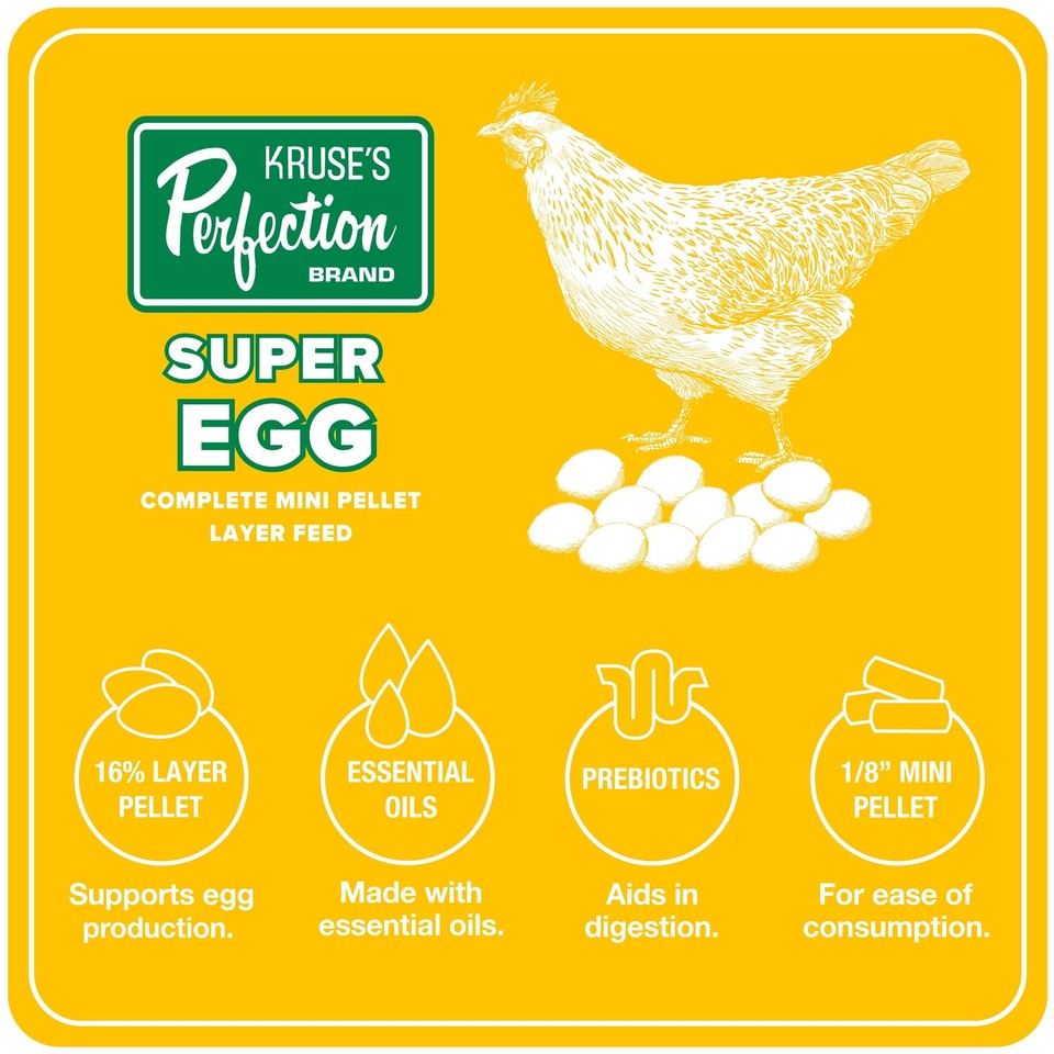 Super Egg Poultry Feed 40 lb High Protein Chicken Feed | eBay