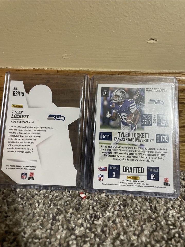 TYLER LOCKETT TWO CARD ROOKIE CARD LOT(RC) | eBay