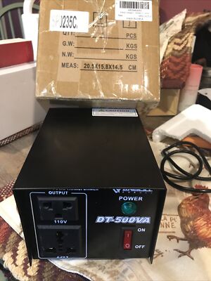Anbull 500W (DT-500VA) Step Up & Step Down Voltage Transformer Power ...
