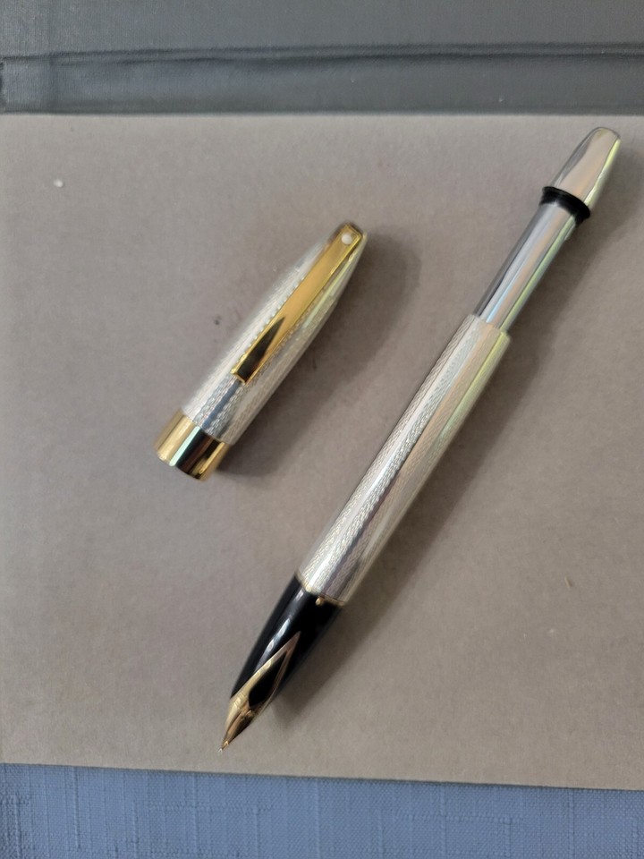 Sheaffer Legacy White Dot Sterling Silver Fountain Pen, made in USA | eBay