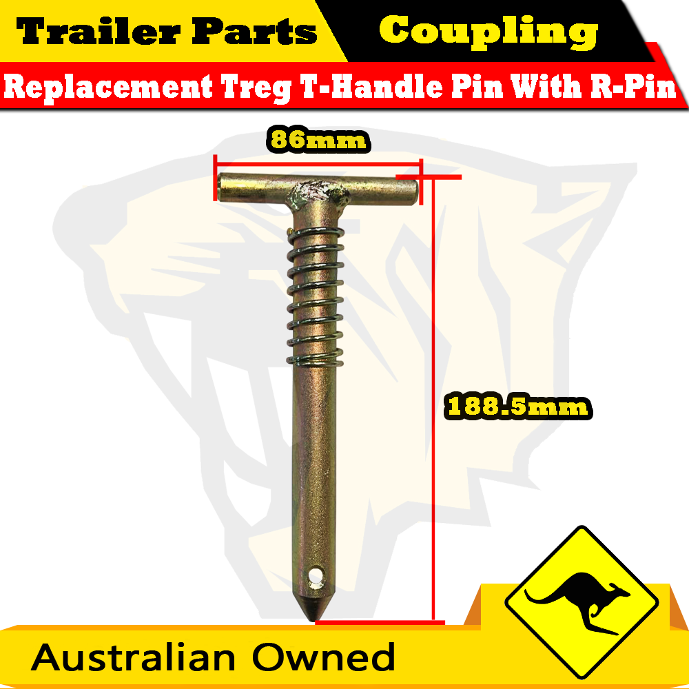 T-BAR PIN & CLIP SUIT CAR ADAPTER BRACKET TREG TRIGG STYLE POLY BLOCK ...