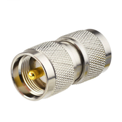 VHF UHF PL-259 Male to PL-259 Male Two Way Mobile Radio Connector ...