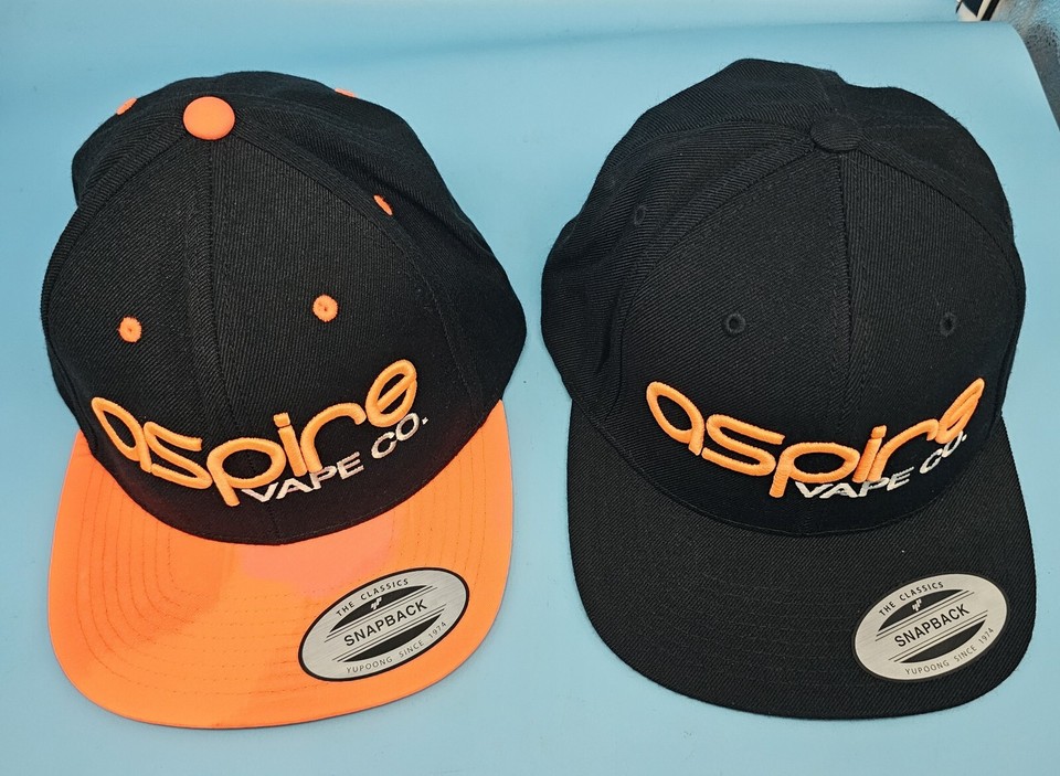 Aspire Snapbacks Hat Mens Adjustable Black Baseball Cap Acrylic ...