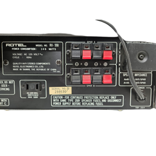Rotel RX-550 AM/FM Stereo Receiver | eBay