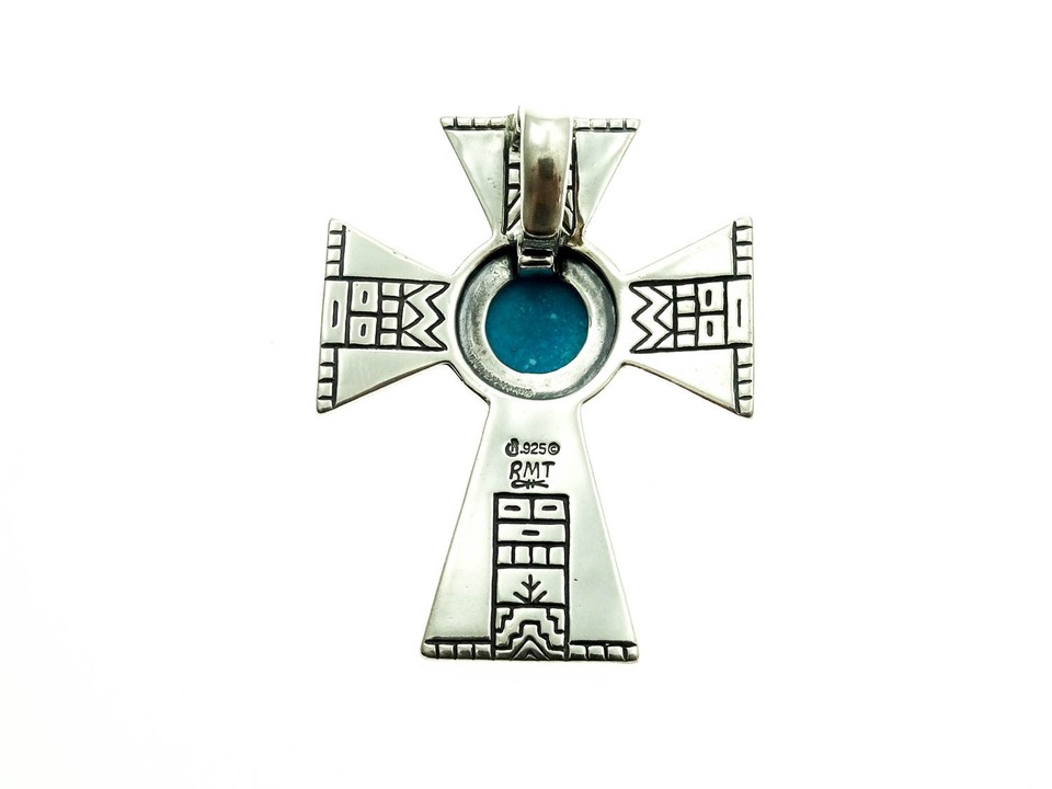 Marilyn and Roderick Tenorio RMT Sterling Silver Cross Pendant With ...