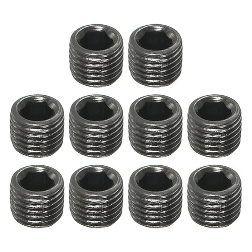 10 Pcs 1/16NPT Male Pipe Plug Internal Hex Thread Socket Stainless ...