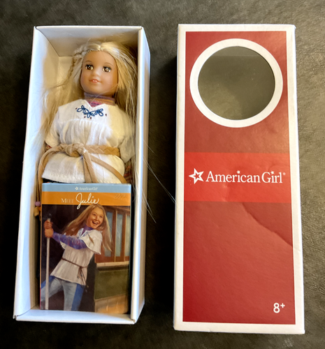 American Girl: Julie Mini Doll: 6.5" Doll+Book. Original Box. | eBay