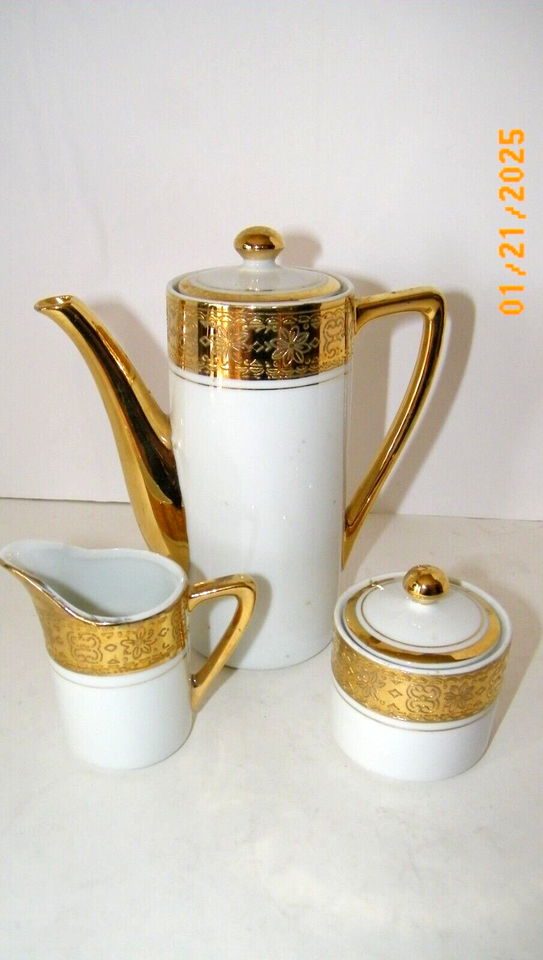 ROYAL CROWN IMPERIAL 13 Pc Tea Coffee Set 22k Gold💖 | eBay